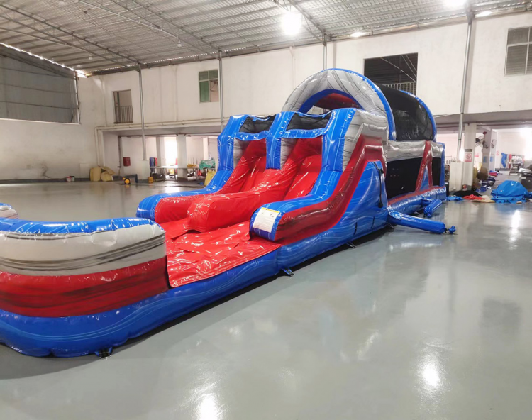 NEW ARRIVAL!! 50' Baja Race N' Slide Obstacle Course - High Rise Party ...
